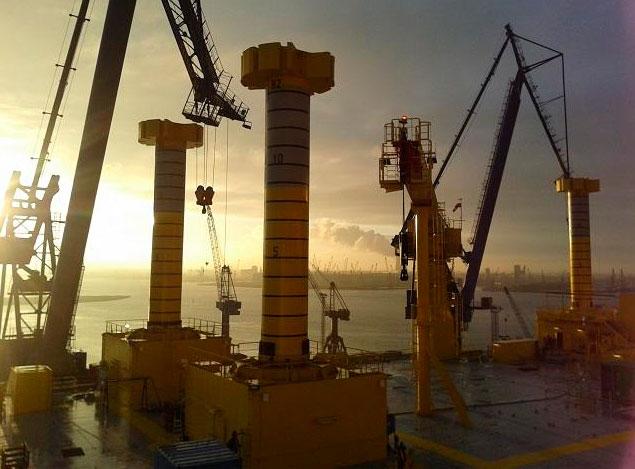 Platforma SYLWIN-ALPHA – nowa budowa (2013-2014 Warnemunde, Stocznia ...