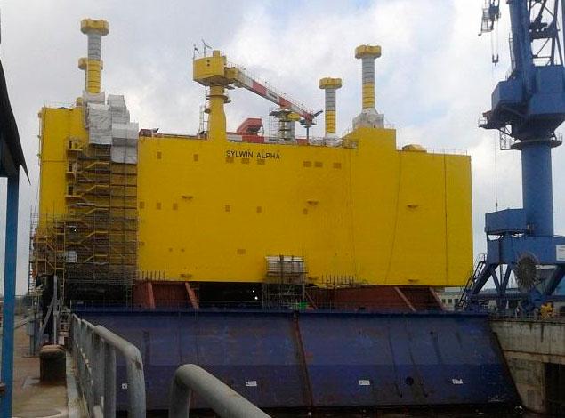 Platforma SYLWIN-ALPHA – nowa budowa (2013-2014 Warnemunde, Stocznia ...